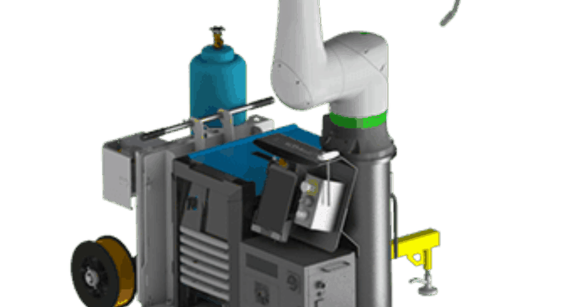 APT Manufacturing Mod-Weld Cobot MAC Traveler with Fanuc… | Robots.com