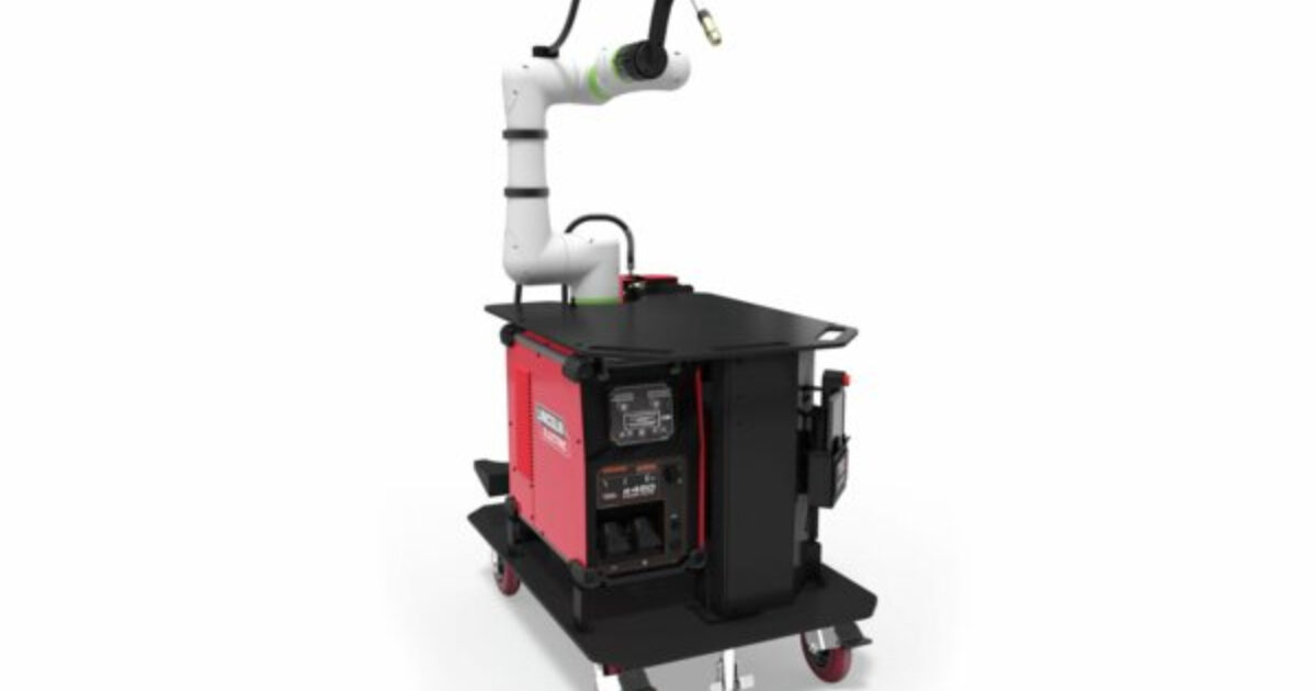 Lincoln Electric Cooper™ Air-Cooled Welding Cobot Cart… | Robots.com