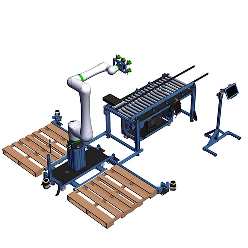 Palletize with Precision: T.I.E. Industrial's Cobot… | Robots.com