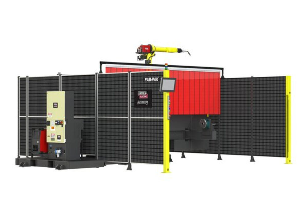 Fab-Pak® XHS-CM Robotic Welding Cell with Fanuc Robot