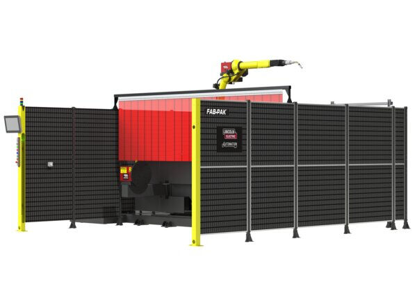 Fab-Pak® XHS-CM Robotic Welding Cell with Dual Fanuc Robots