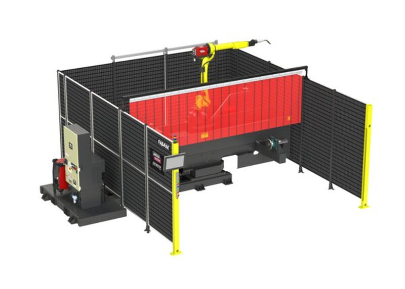 Fab-Pak® XHS-CM Robotic Welding Cell with Fanuc Robot