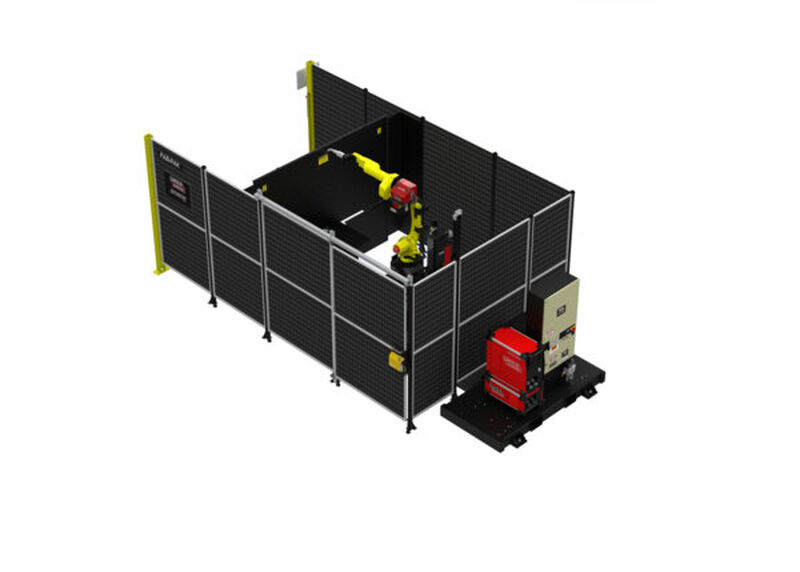 Fab-Pak® XFT Robotic Welding Cell with Fanuc Robot