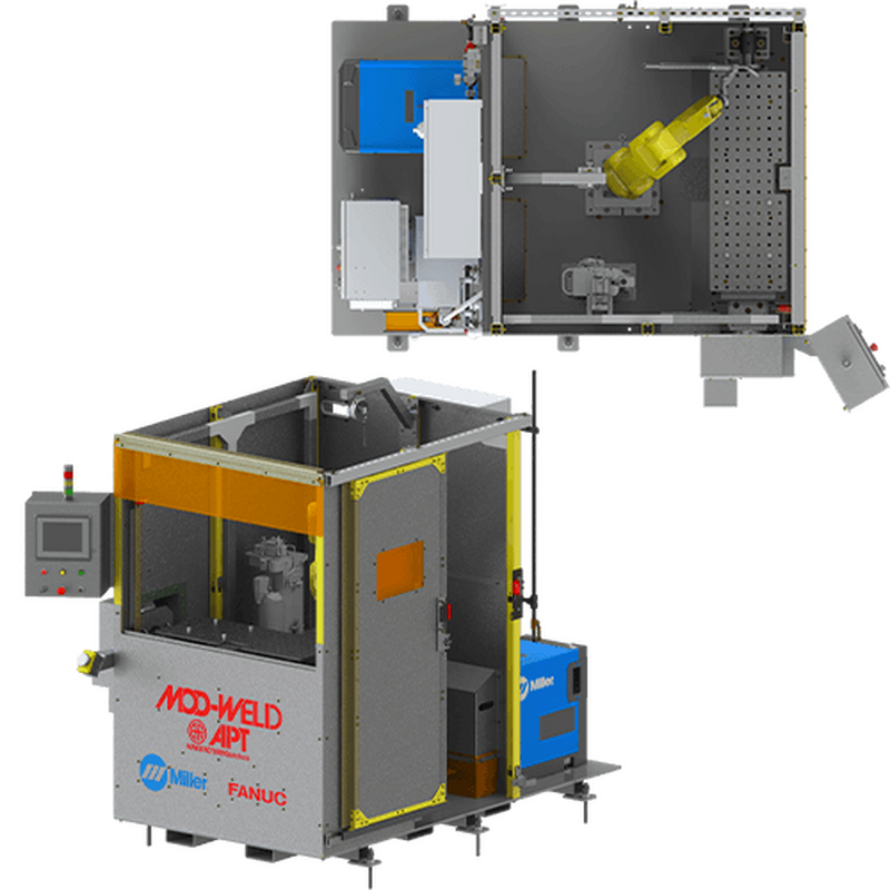 Mod-Weld MATE Series Single Station Tilt Table Welding Cell with…