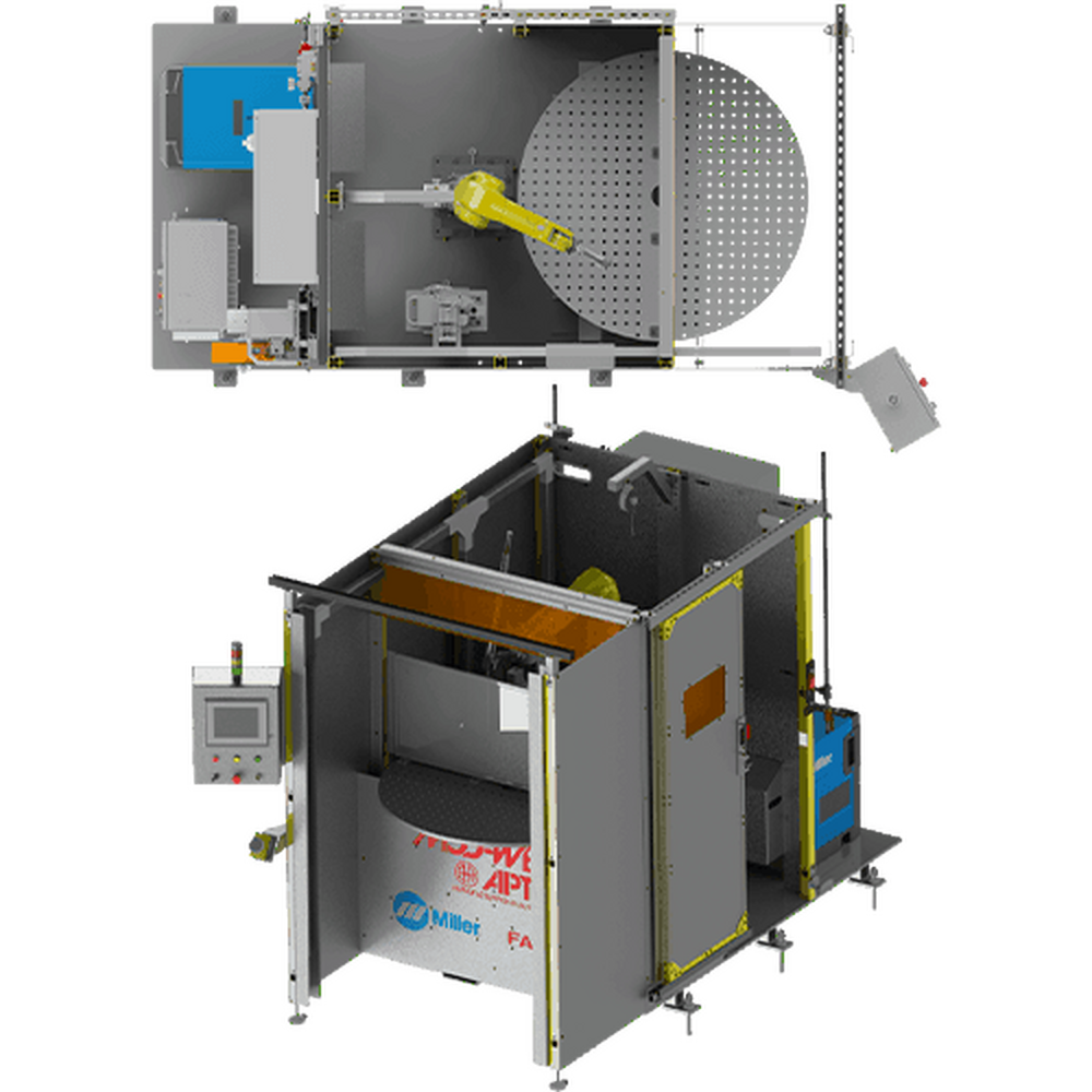 Mod-Weld MATE Series Dual Station Rotary Table Welding Cell with…