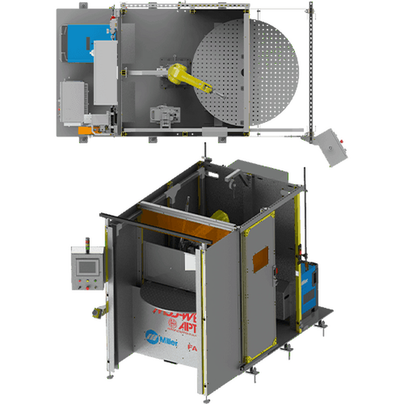 Mod-Weld MATE Series Dual Station Rotary Table Welding Cell with…