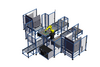 Industrial Palletizer with Dual Automated Outfeed and Refurbished…