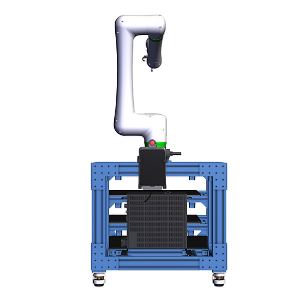 Mobile Machine Tending Workstation with 3 Large Drawers and Fanuc CRX…