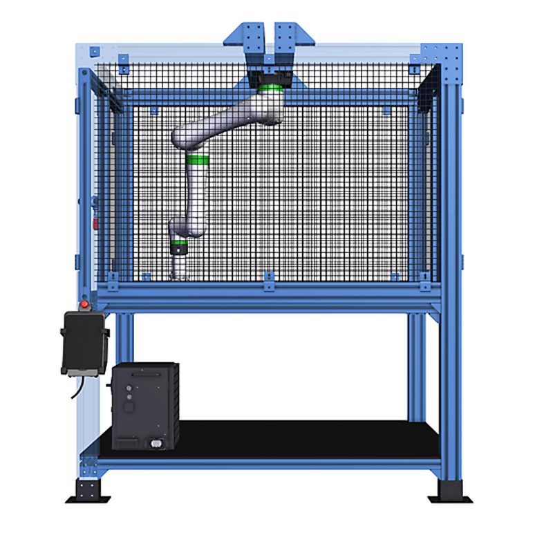 Vention Enclosed Overhead Cobot Cell with Fanuc CRX5iA (AS-PP-307904…