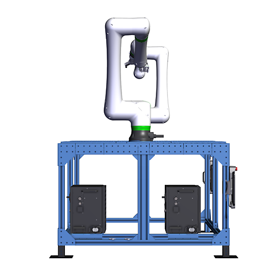 Heavy Duty Cobot Workstation with Dual Fanuc CRX 10iA Cobots…
