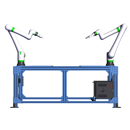 Heavy Duty Cobot Workstation with Dual Fanuc CRX 10iA Cobots…