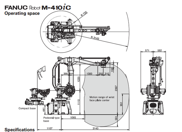 Fanuc M-410iC/315 Robot | Robots.com | T.I.E. Industrial