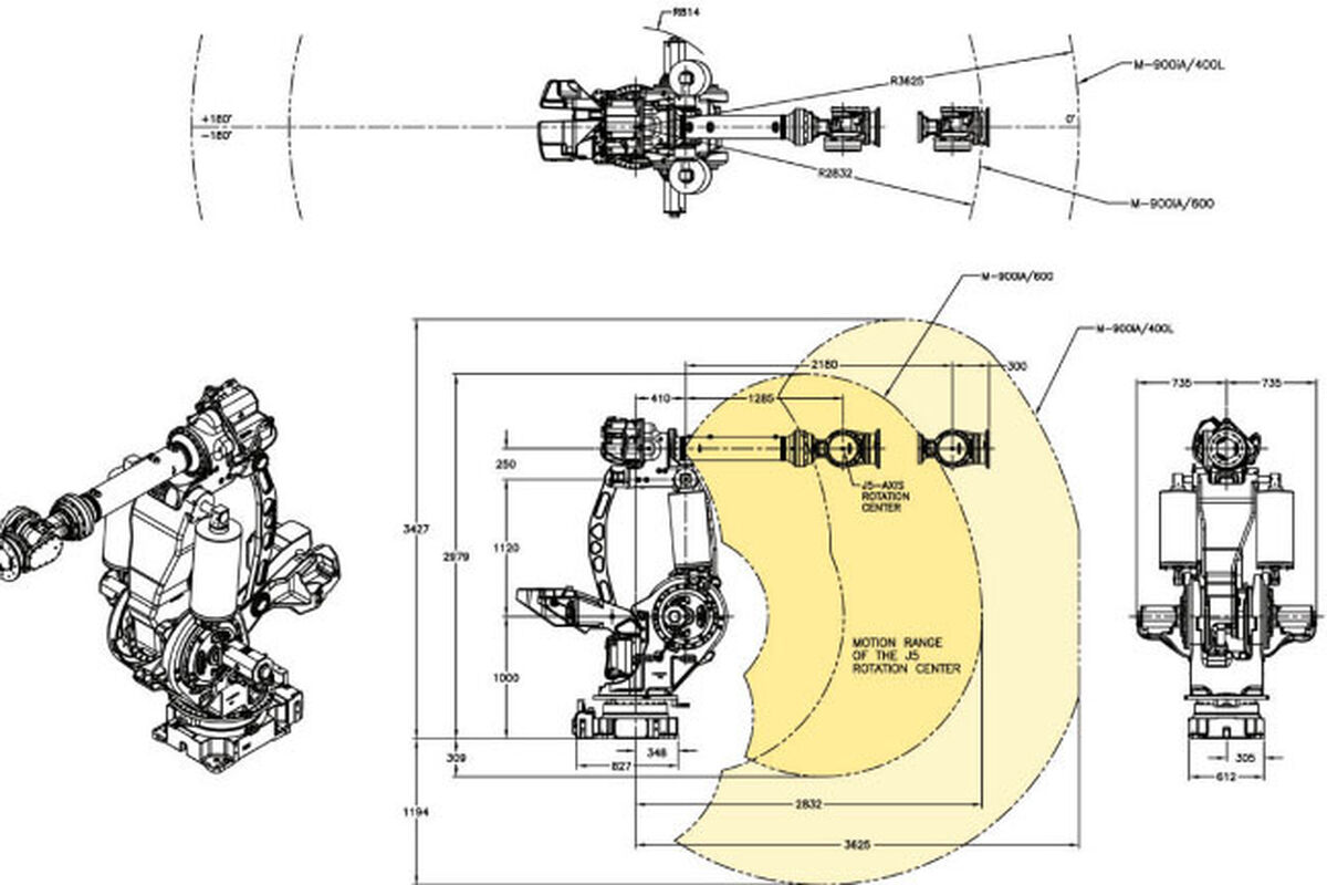 Fanuc M-900iA/400L Robot | Robots.com